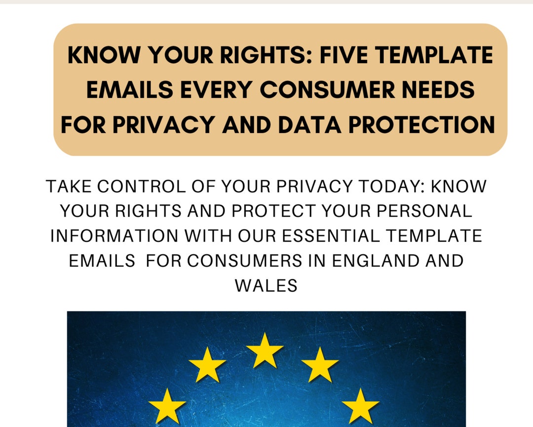 Know Your Rights: Five Template Email Every Consumer Needs for Privacy ...