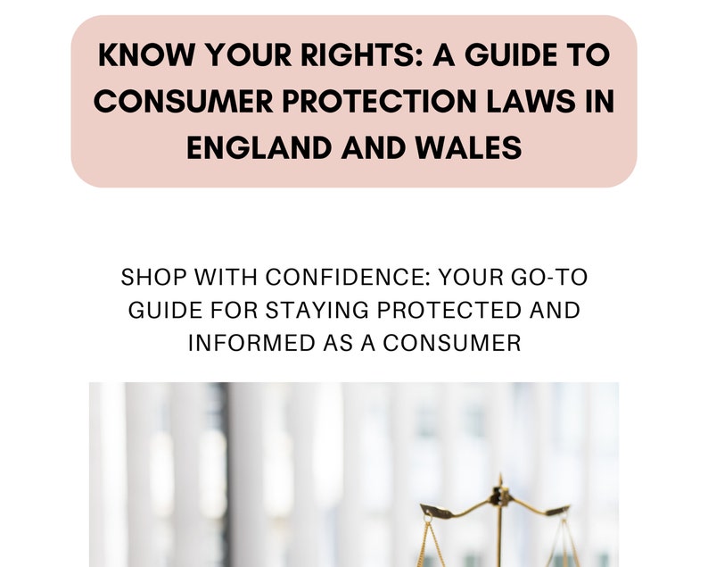Know Your Rights: A Guide to Consumer Protection Laws in England ...