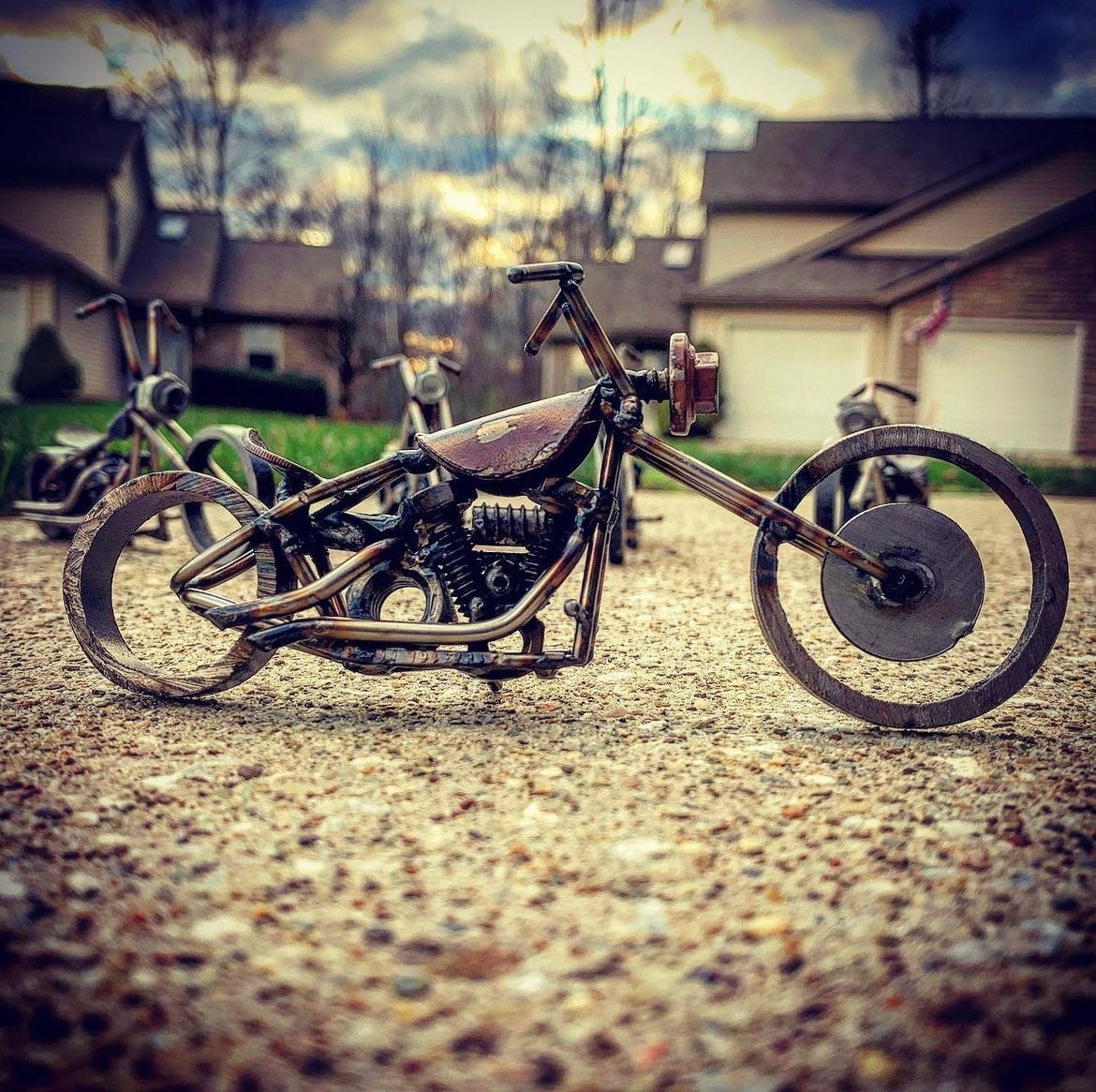 MTO Motorcycle Sculptures - Etsy