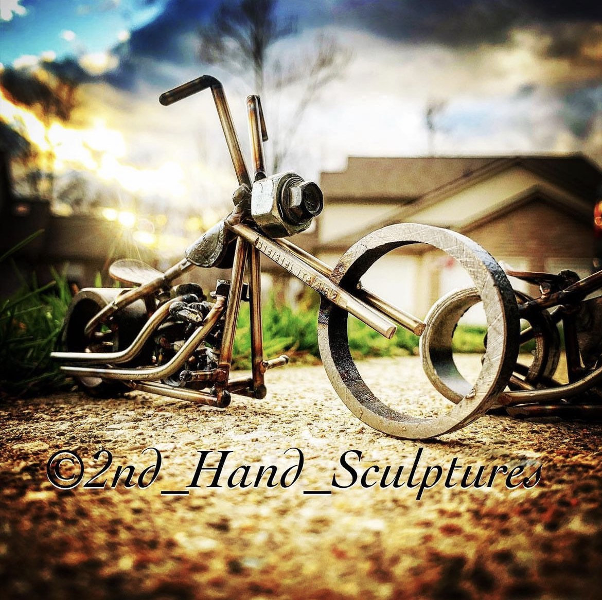 MTO Motorcycle Sculptures - Etsy