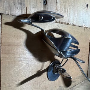 Silverware Bird Sculpture - Etsy