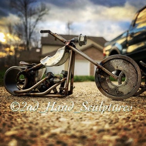 MTO Motorcycle Sculptures - Etsy