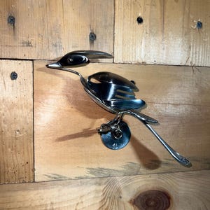 Silverware Bird Sculpture - Etsy