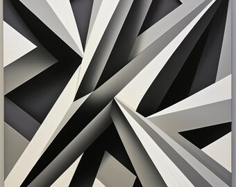 Geometric Digital Print - Etsy