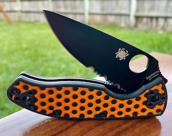 Japan Wave Blue Spyderco Tenacious Knife Scales - Etsy