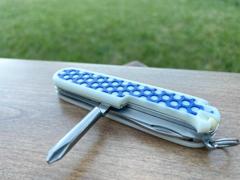 Victorinox SAK 91mm Plus Scale With Honeycomb Design Scales - Etsy