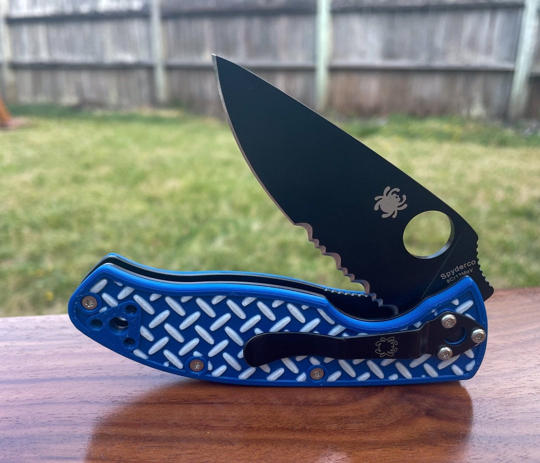 Spyderco Tenacious Diamond Plate Handle Scales (knife Not Included) - Etsy
