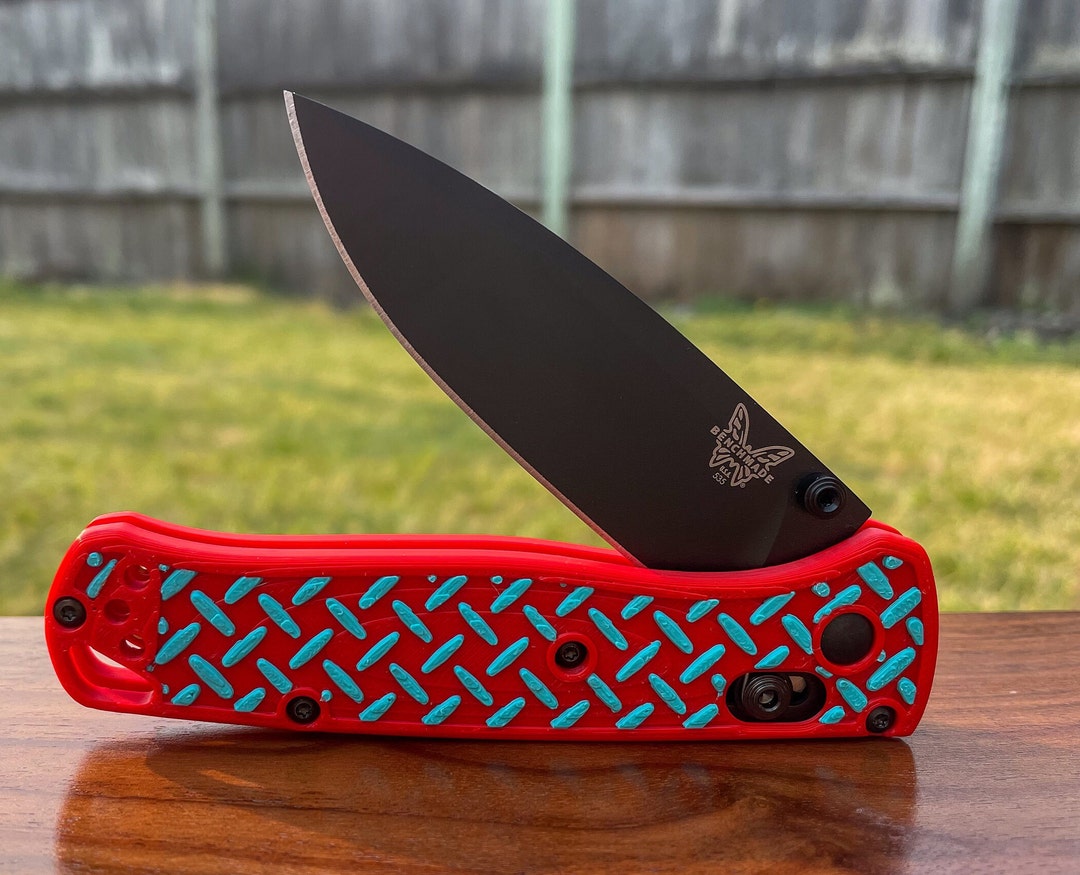 Benchmade Bugout Handle Scales With Diamond Plate Texture, Scales Only ...