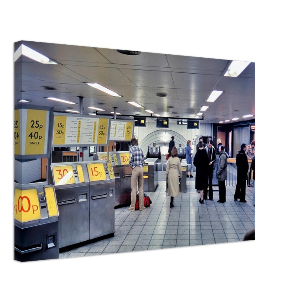 1970s Pimlico Underground Station London Underground Wall - Etsy