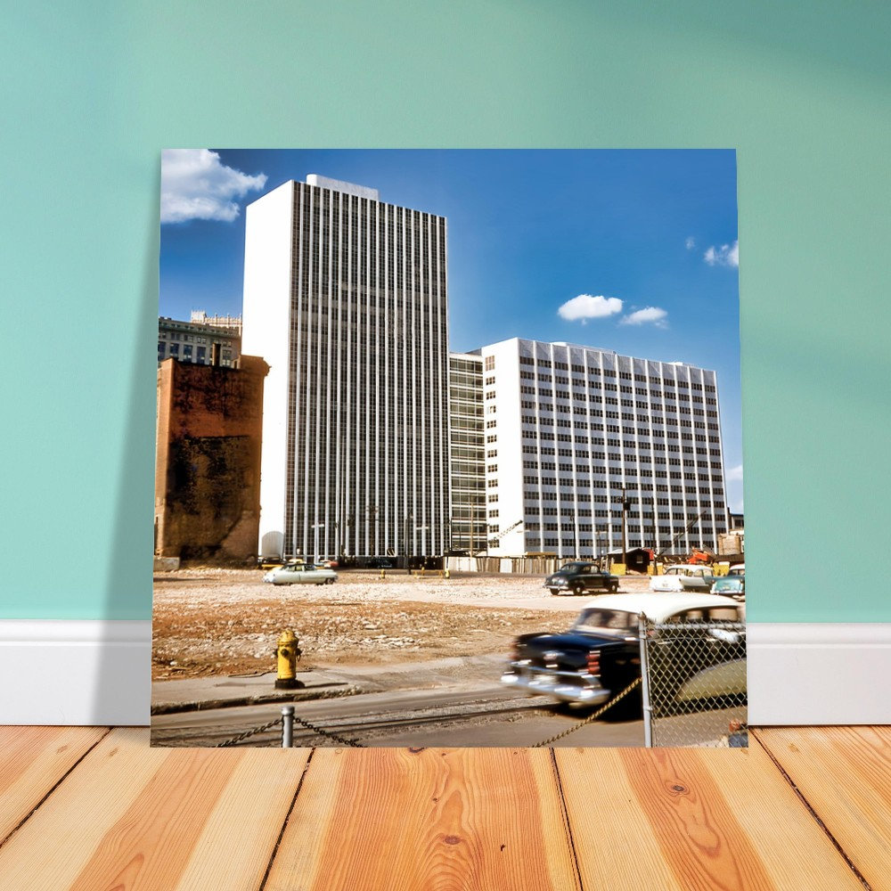 1950s Downtown Detroit Coleman A Young Municipal Buildings - Etsy