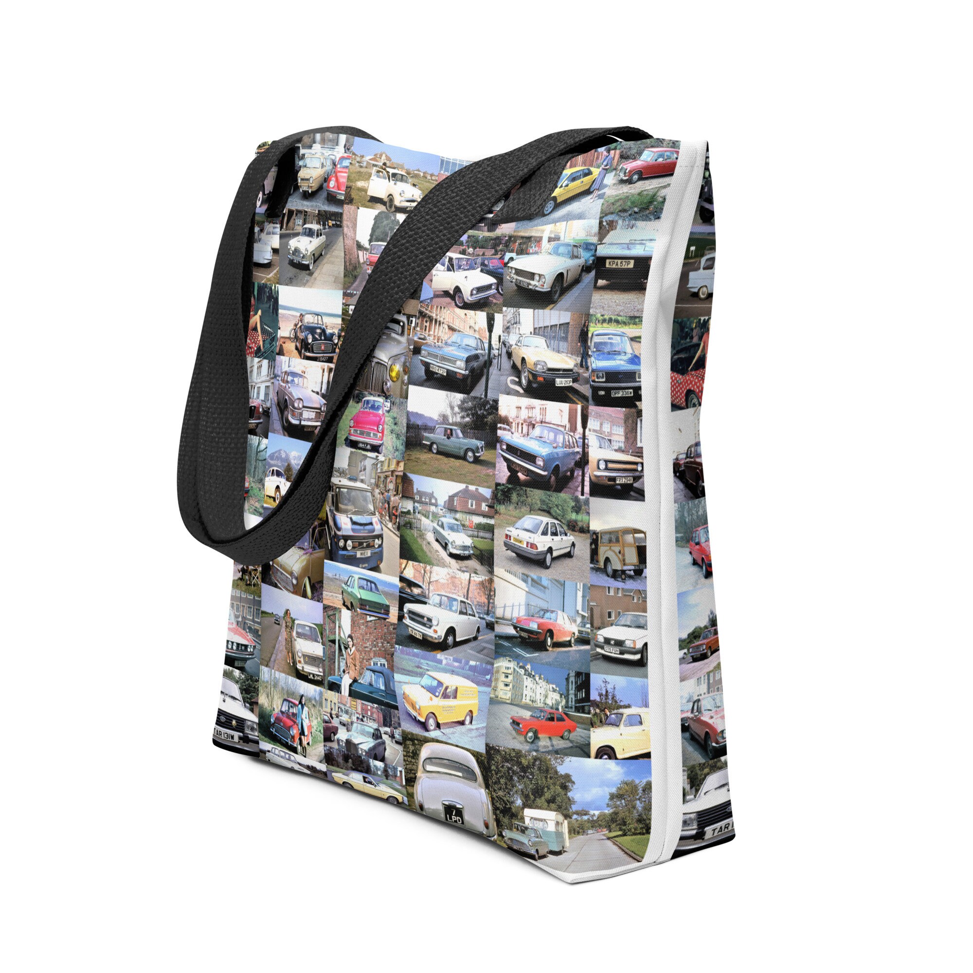 Old British Cars Tote Bag Vintage Photos 1950s to 1980s Unique British ...