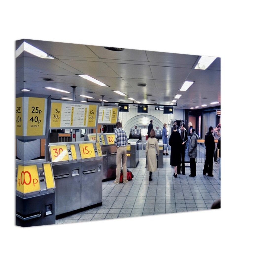 1970s Pimlico Underground Station London Underground Wall - Etsy