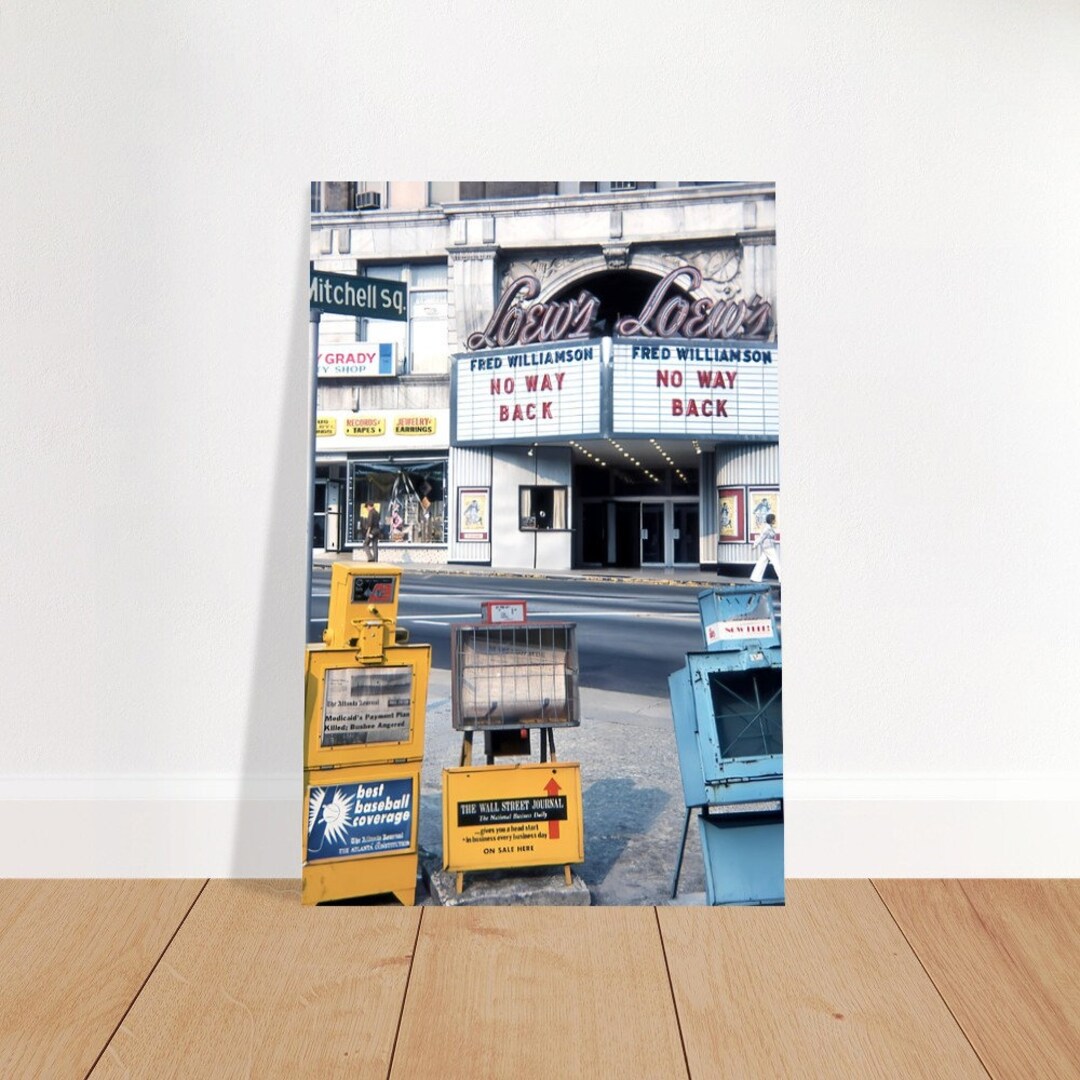 Loew's Grand Theatre, Atlanta 1970s Unframed Print Unique Wall Art ...