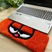 Orange Fluffy Keyboard Rug / %100 Handmade - Etsy