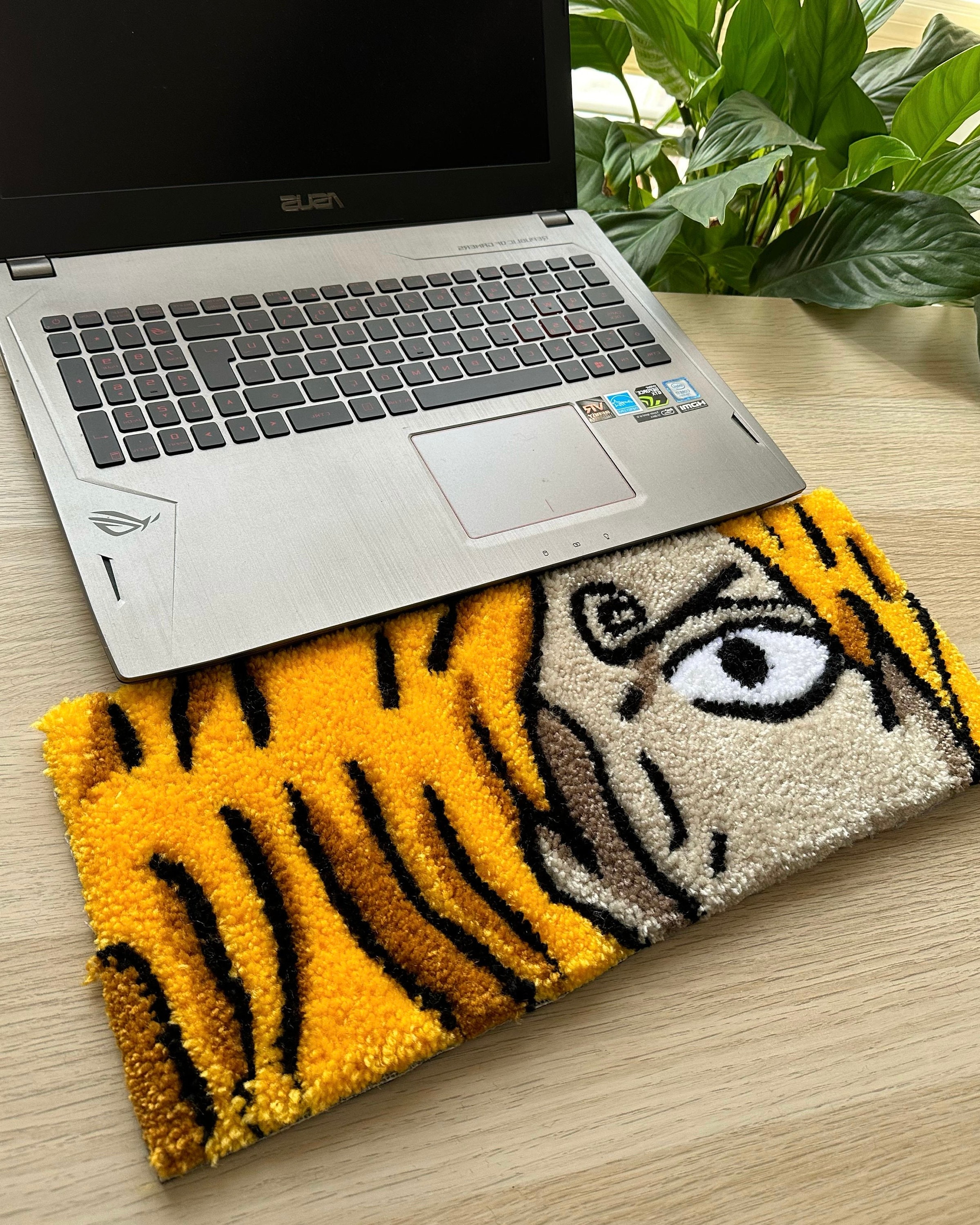 Anime Keyboard Tufted Rug / Handmade Fluffy Keyboard Rug - Etsy