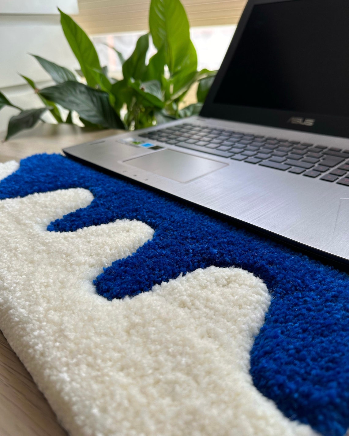 Fluid Keyboard Rug / %100 Handmade Fluffy Keyboard Rug - Etsy