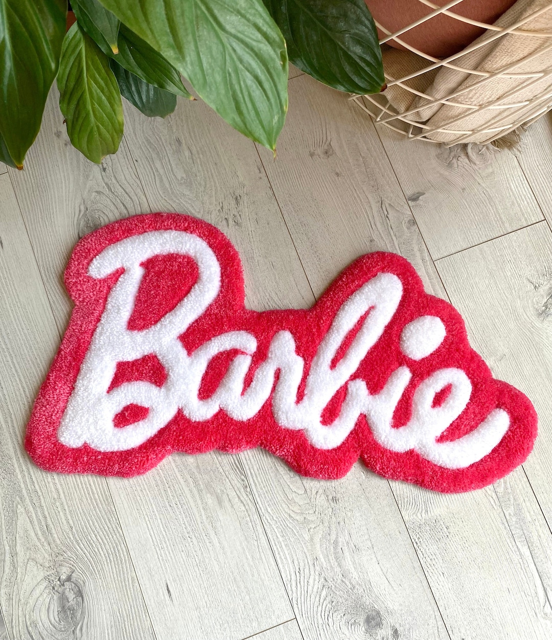 Custom Barbie Pink Tufted Rug / Handmade - Etsy