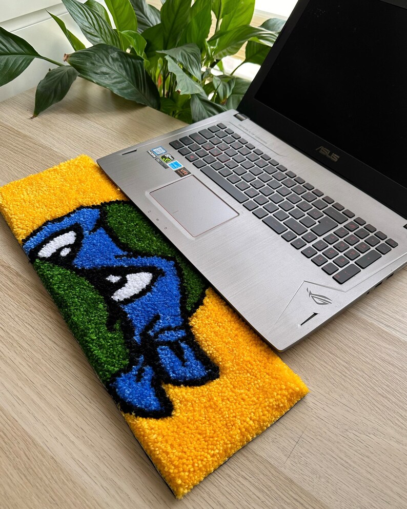Custom Keyboard Rug / %100 Handmade Fluffy Keyboard Rug - Etsy