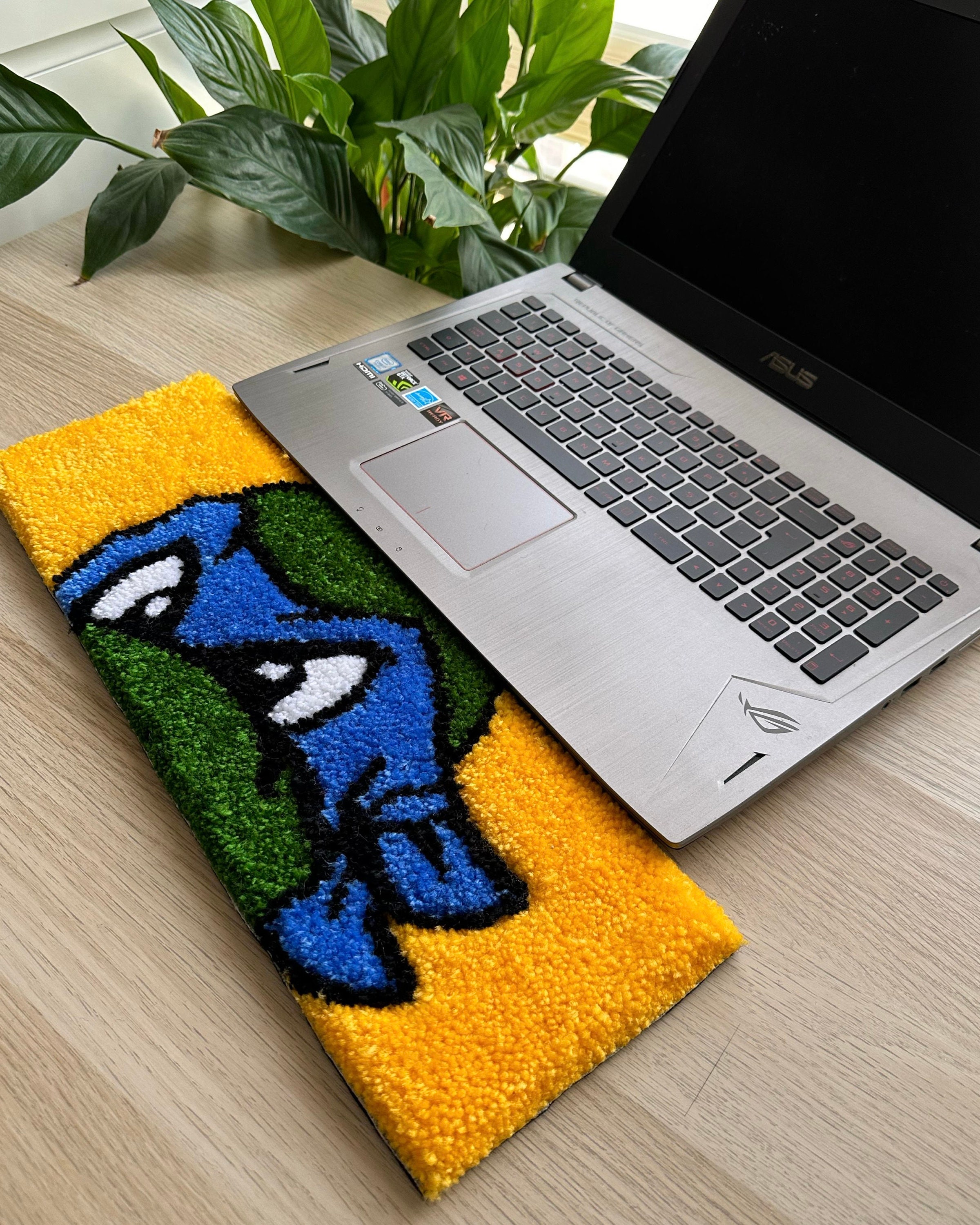 Custom Keyboard Rug / %100 Handmade Fluffy Keyboard Rug - Etsy