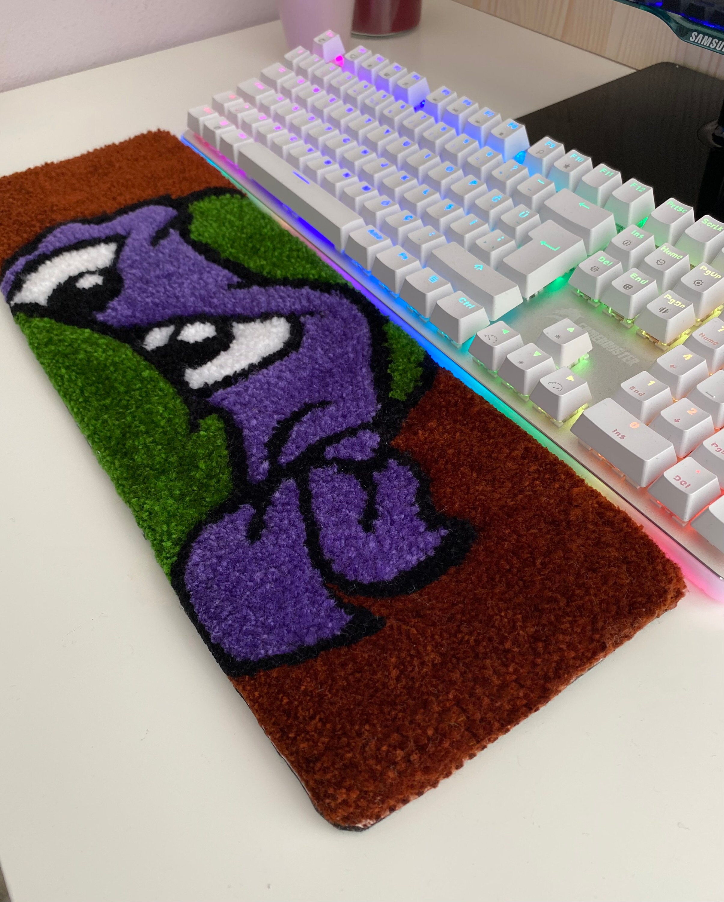 Ninja Turtles, Raphael and Donatello, Gengar Keyboard Rug / %100 ...
