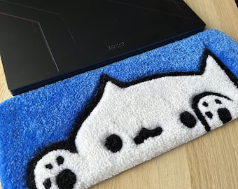 Chill Guy Keyboard Tufted Keyboard Rug Keyboard Rest Custom Rug Fluffy ...