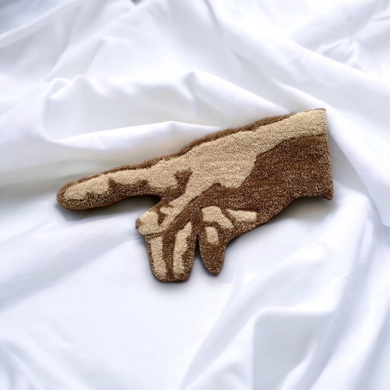 Renaissance Art at Home: Michelangelo Creation Fresco Hand Touch Tufted ...