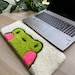 Cute Frog Keyboard Rug / %100 Handmade Fluffy Keyboard Rug - Etsy
