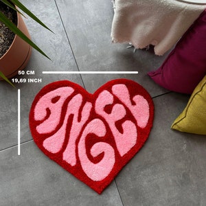Angel Love Tufted Rug / %100 Handmade / Custom Home Decor - Etsy