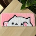 Cute Cat Keyboard Rug / Fluffy Rug %100 Handmade - Etsy