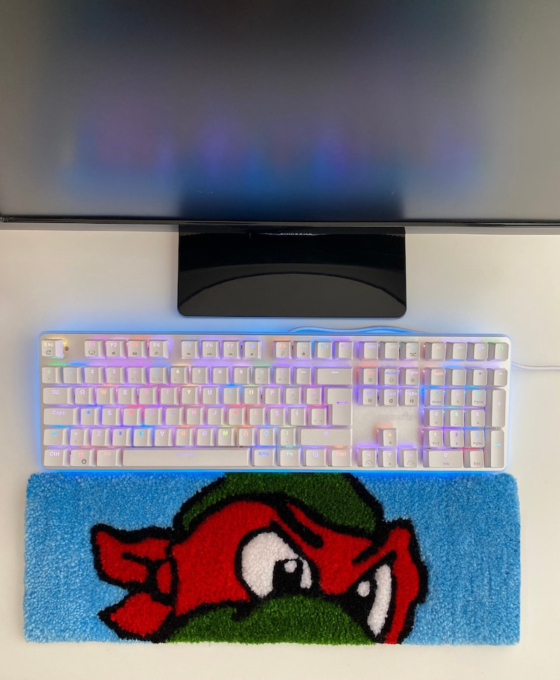 Ninja Turtles, Raphael and Donatello, Gengar Keyboard Rug / %100 ...