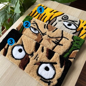 Anime Keyboard Tufted Rug / Handmade Fluffy Keyboard Rug - Etsy