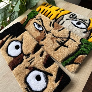 Anime Keyboard Tufted Rug / Handmade Fluffy Keyboard Rug - Etsy