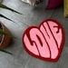 Love Tufted Rug / %100 Handmade / Custom Home Decor - Etsy