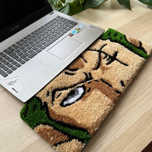 Anime Keyboard Tufted Rug / Handmade Fluffy Keyboard Rug - Etsy