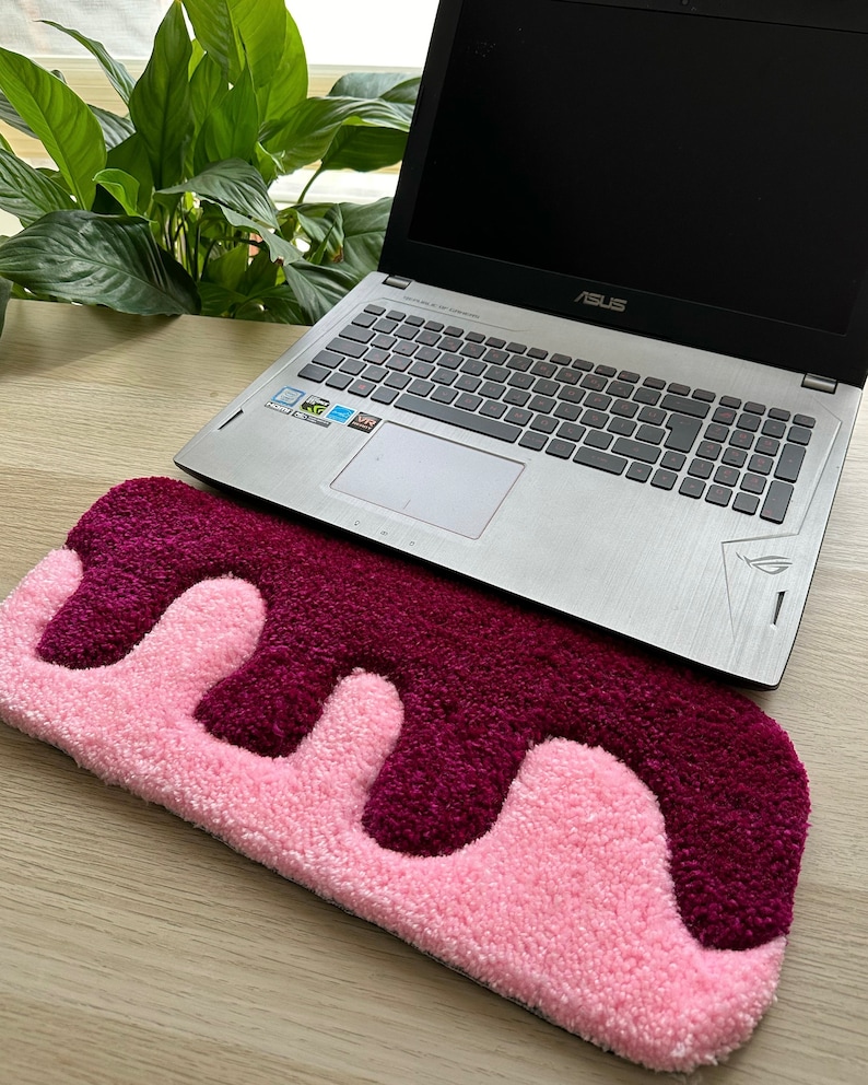 Fluid Keyboard Rug / %100 Handmade Fluffy Keyboard Rug - Etsy