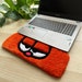 Orange Fluffy Keyboard Rug / %100 Handmade - Etsy