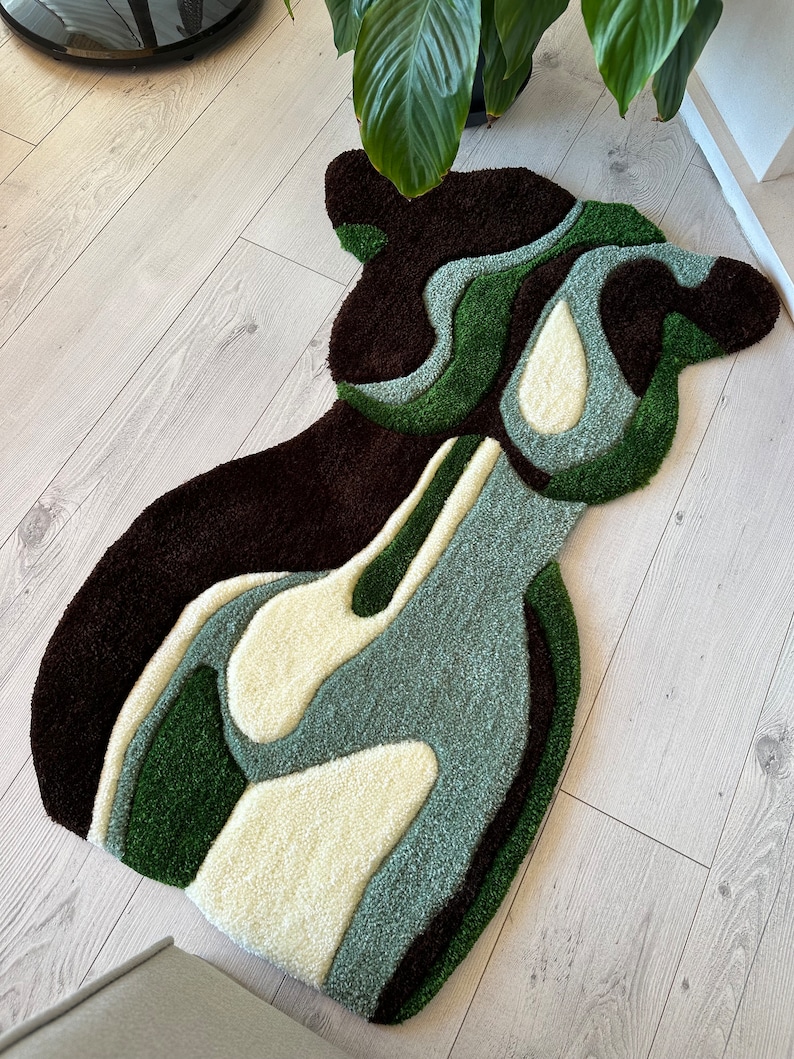 Woman Body Tufted Rug / %100 Handmade - Etsy