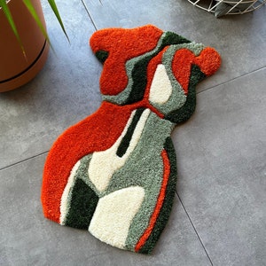 Woman Body Tufted Rug / %100 Handmade - Etsy