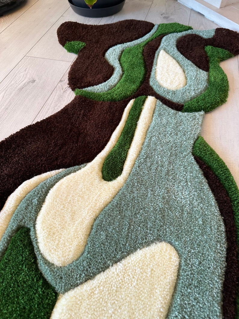 Woman Body Tufted Rug / %100 Handmade - Etsy
