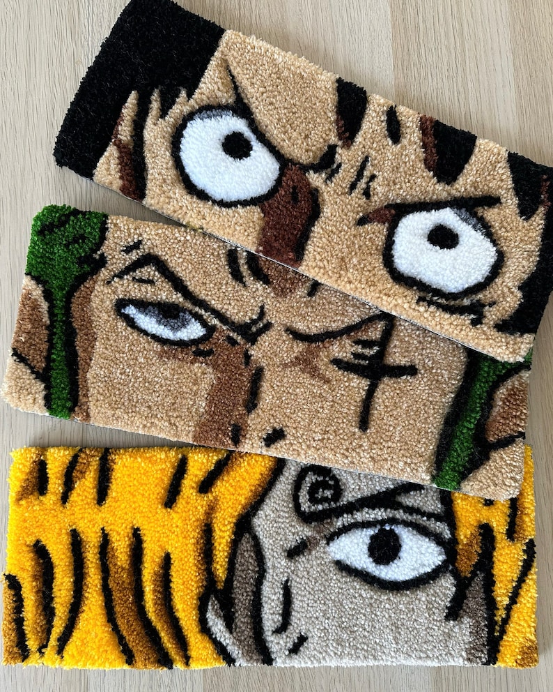 Anime Keyboard Tufted Rug / Handmade Fluffy Keyboard Rug - Etsy