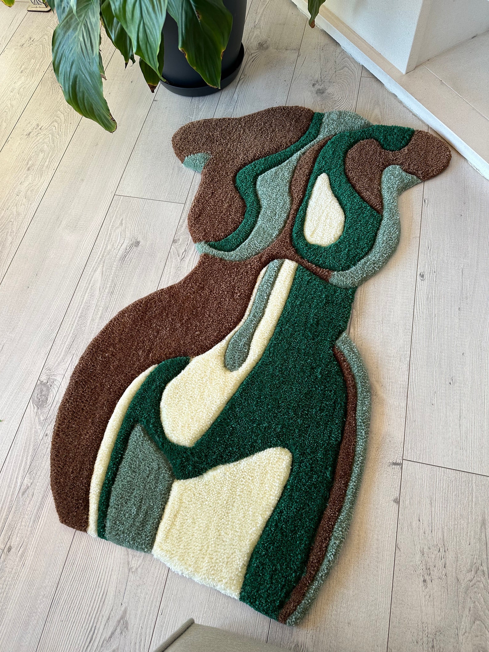 Woman Body Tufted Rug / %100 Handmade - Etsy
