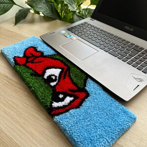 Custom Keyboard Rug / %100 Handmade Fluffy Keyboard Rug - Etsy