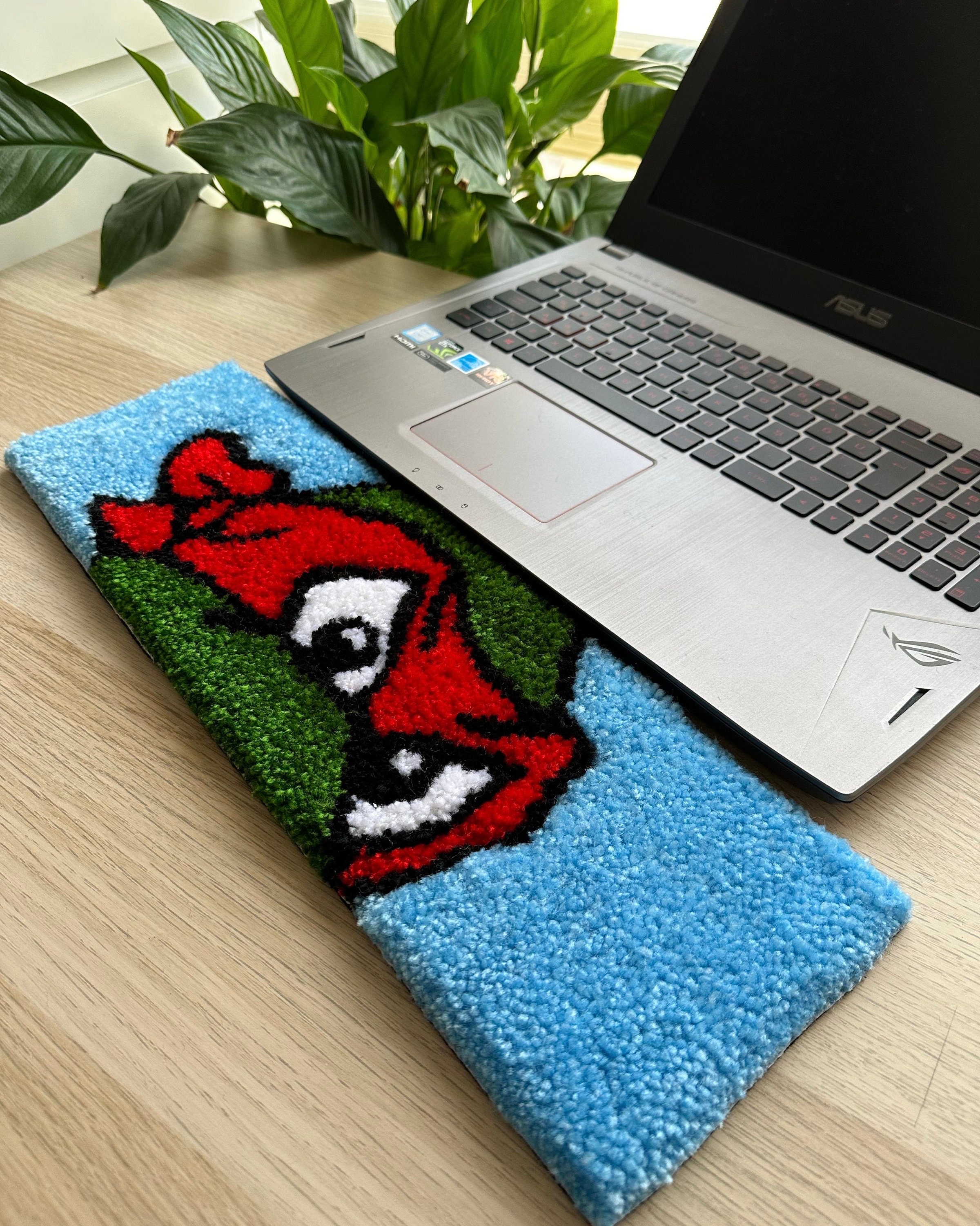 Custom Keyboard Rug / %100 Handmade Fluffy Keyboard Rug - Etsy