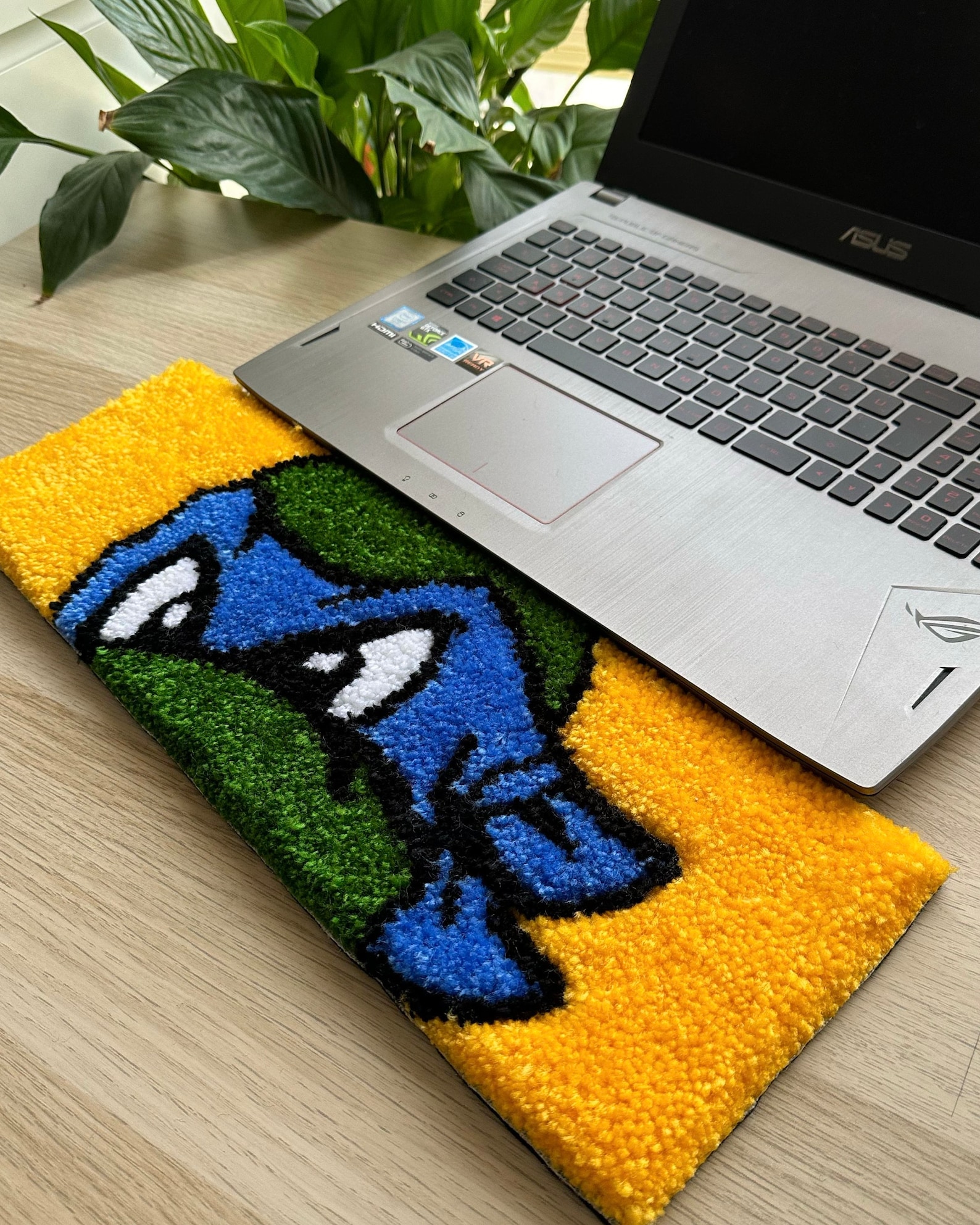 Custom Keyboard Rug / %100 Handmade Fluffy Keyboard Rug - Etsy