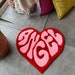 Angel Love Tufted Rug / %100 Handmade / Custom Home Decor - Etsy