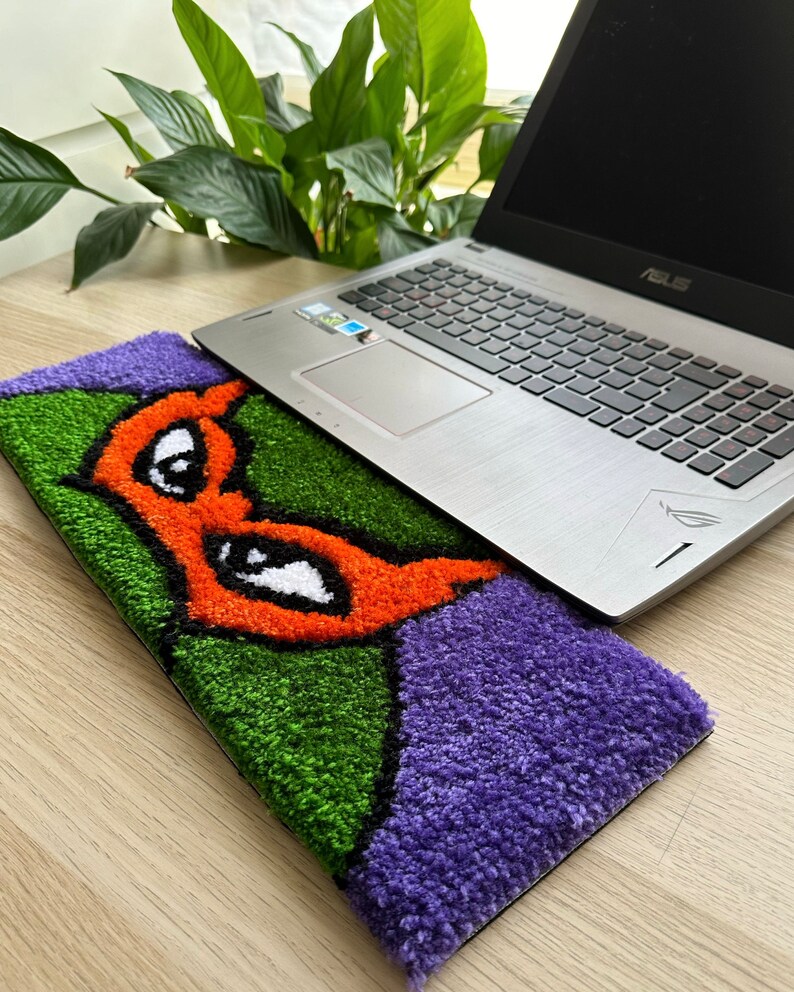 Custom Keyboard Rug / %100 Handmade Fluffy Keyboard Rug - Etsy