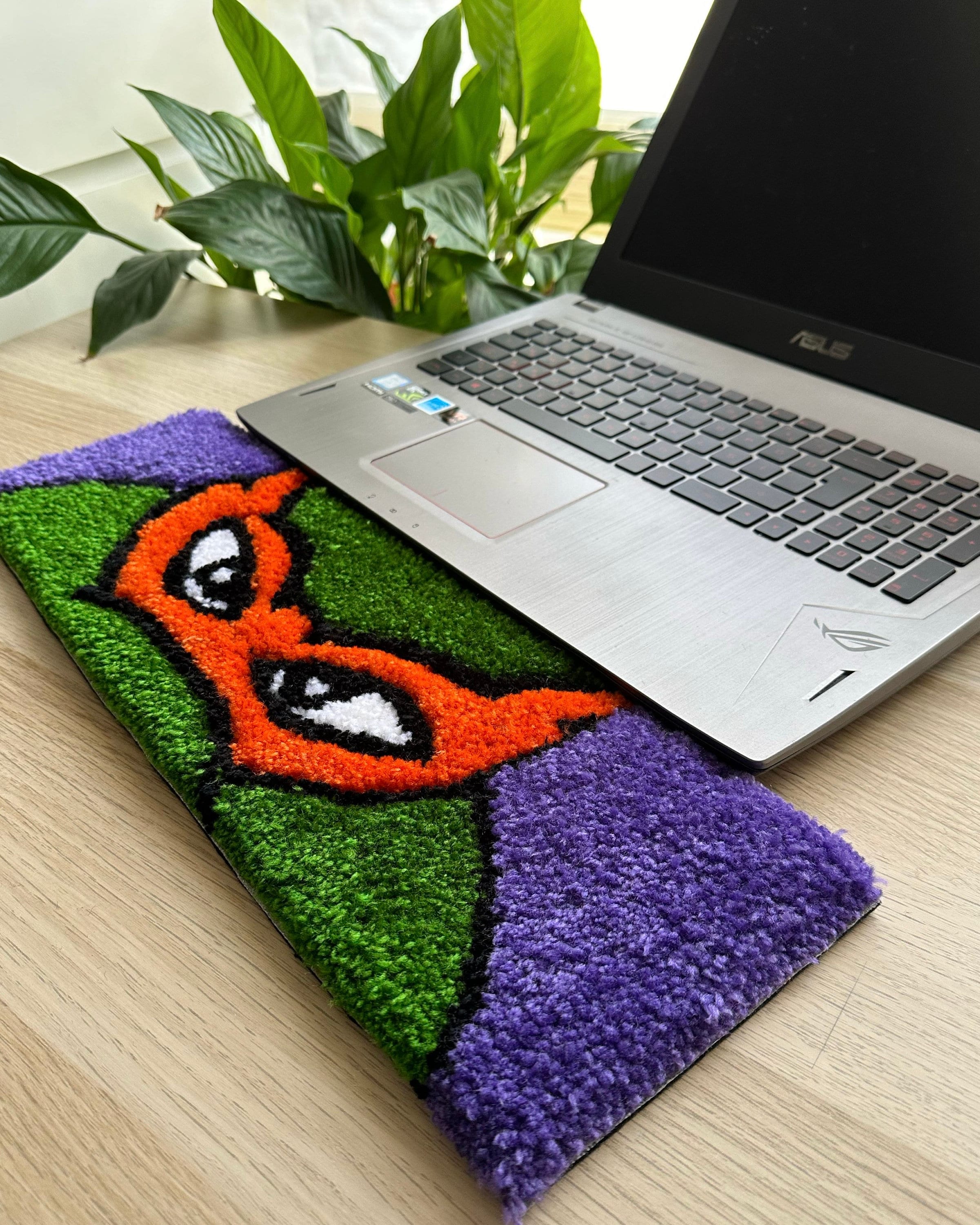 Custom Keyboard Rug / %100 Handmade Fluffy Keyboard Rug - Etsy