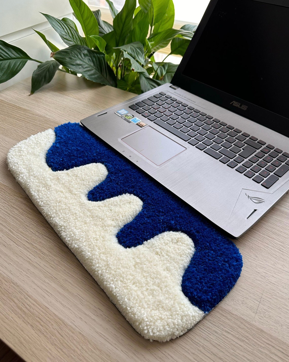 Fluid Keyboard Rug / %100 Handmade Fluffy Keyboard Rug - Etsy