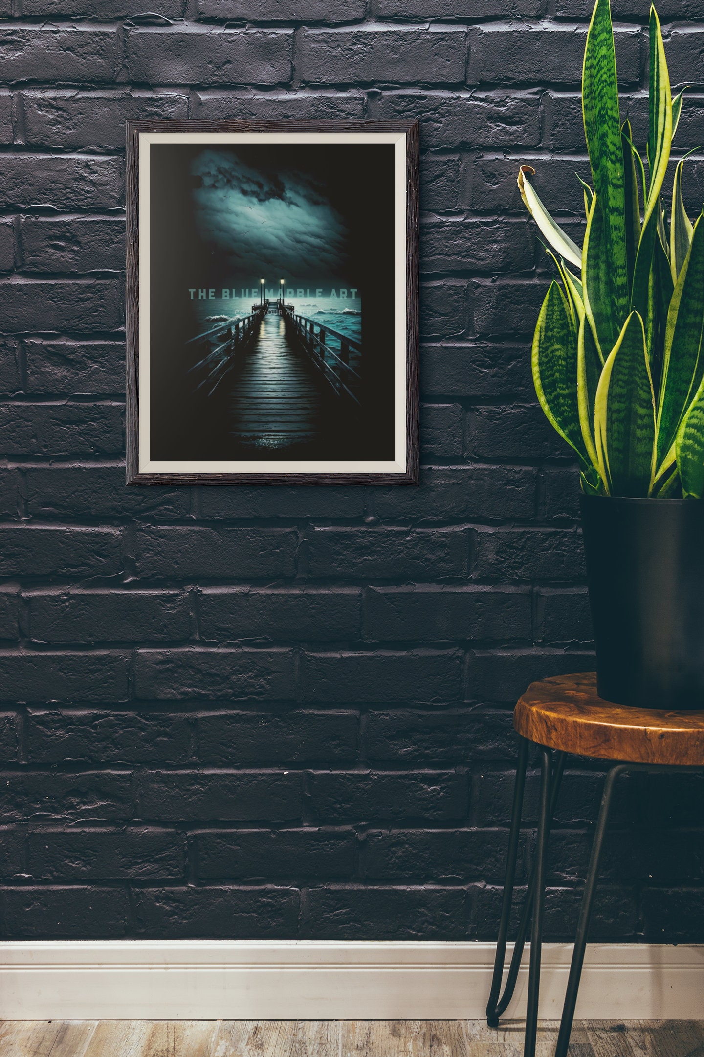 Eerie Dock and Stormy Ocean V2 - Etsy