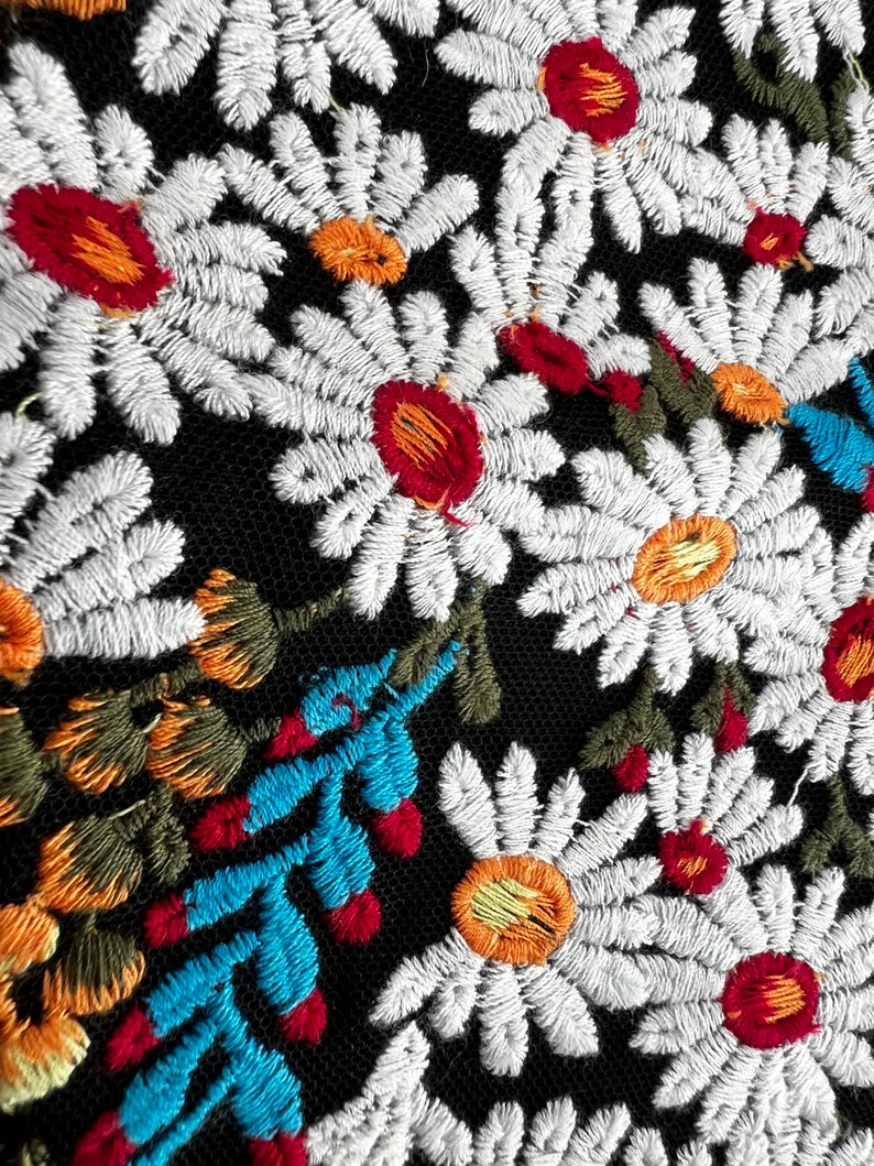 Made in Romania Traditional Floral Embroidery Sash/ Belt - Etsy